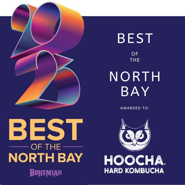 Hoocha is voted best hard kombucha again in 2023!